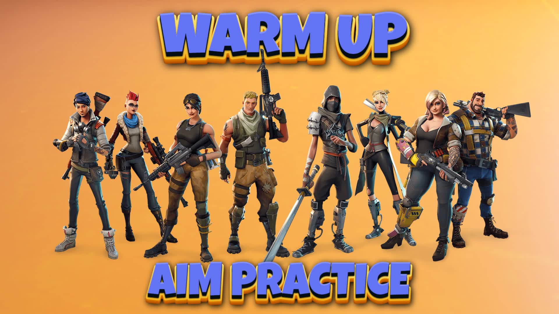 WARMUP AIM PRACTICE MAP [ spartanmmo ] – Fortnite Creative Map Code