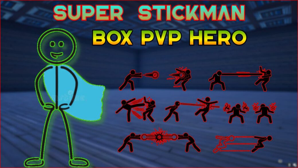 🦸 SUPER STICKMAN BOX PVP 🦸 [ ngux ] – Fortnite Creative Map Code