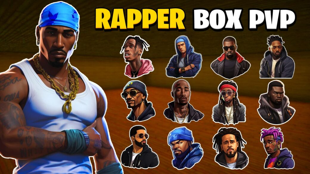 🎤 RAPPER BOX PVP 📦 [ gus ] – Fortnite Creative Map Code