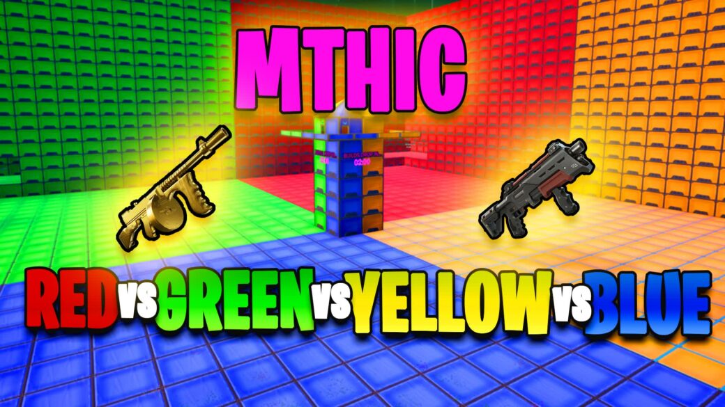 MYTHIC RED🔴GREEN🟢YELLOW🟡BLUE🔵 BATTLE [ senciall ] – Fortnite Creative ...