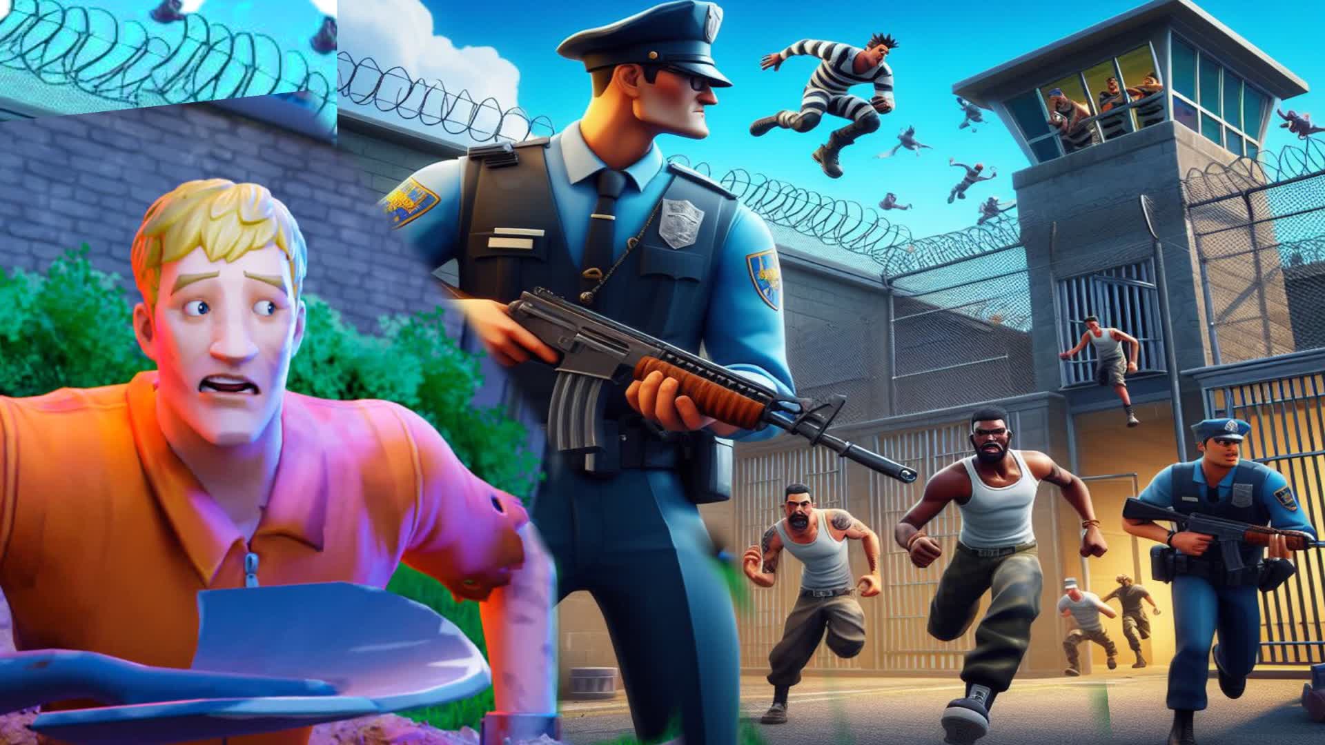 🔒PRISON ESCAPE 🔒 [ juliusskull ] – Fortnite Creative Map Code