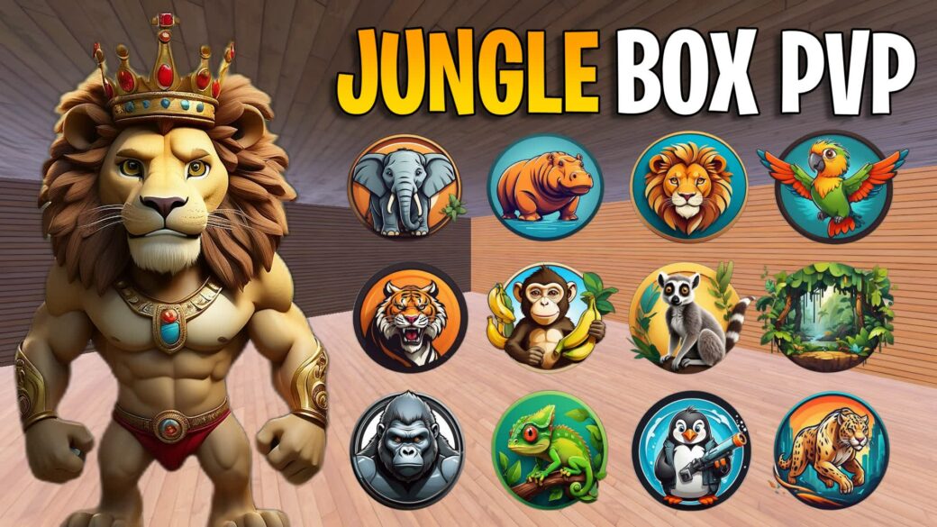 🦁 JUNGLE BOX PVP 📦 [ hayesy ] – Fortnite Creative Map Code