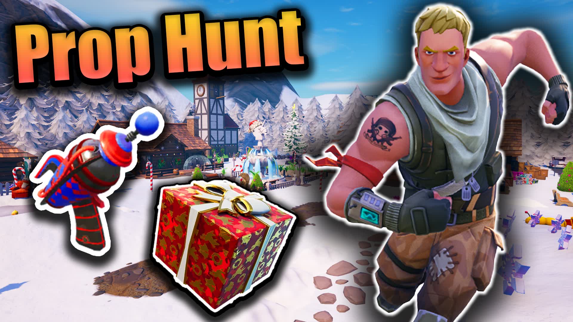 🎁WINTER VILLAGE🎄 - PROP HUNT 🔫 [ kan2122 ] – Fortnite Creative Map Code