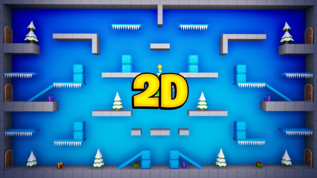2D WINTERFEST GUN GAME 🎁 [ z3r0_fn ] – Fortnite Creative Map Code