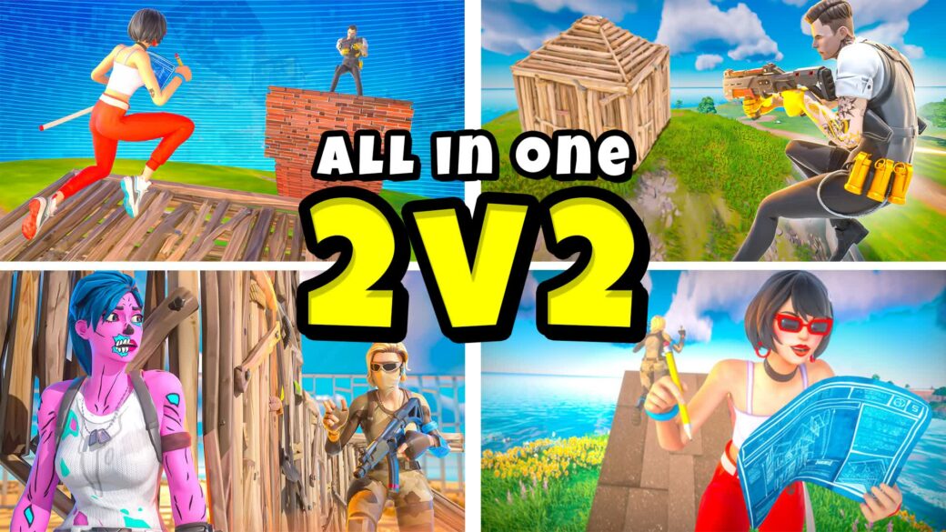 ALL IN ONE [2v2] [ jivantv ] – Fortnite Creative Map Code