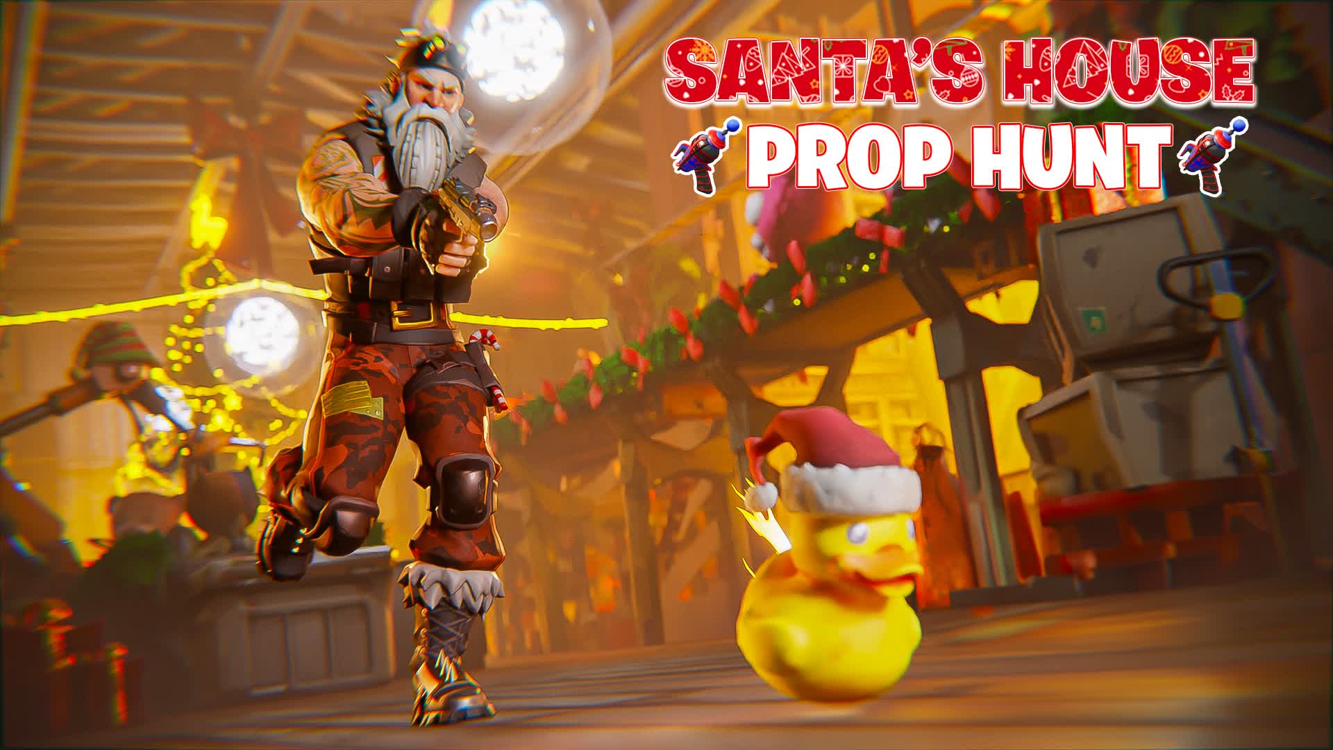 Santa's house - Prop Hunt [ zozoo ] – Fortnite Creative Map Code