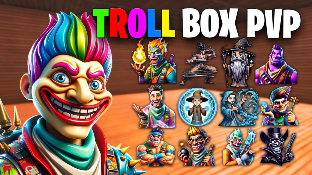 TROLL BOX PVP 📦 [ premfn ] – Fortnite Creative Map Code