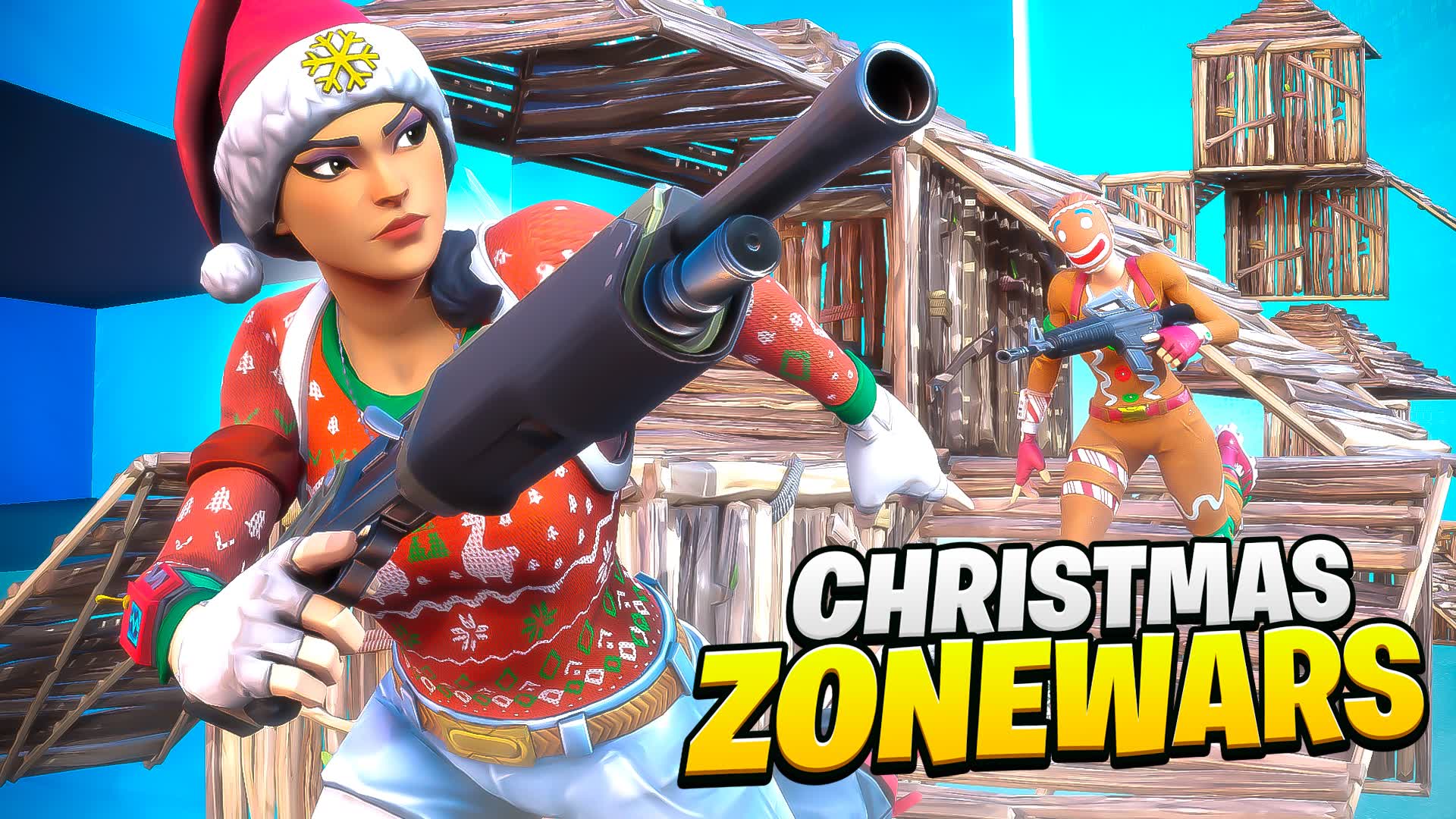 CHRISTMAS ZONE WARS [ woz1 ] – Fortnite Creative Map Code