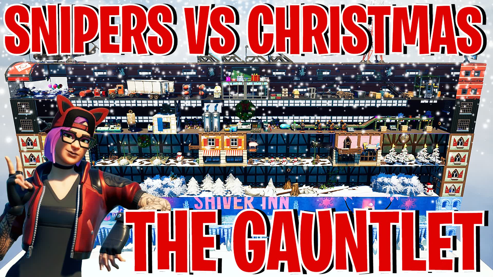 The Gauntlet: Snipers vs CHRISTMAS [ diavola ] – Fortnite Creative Map Code