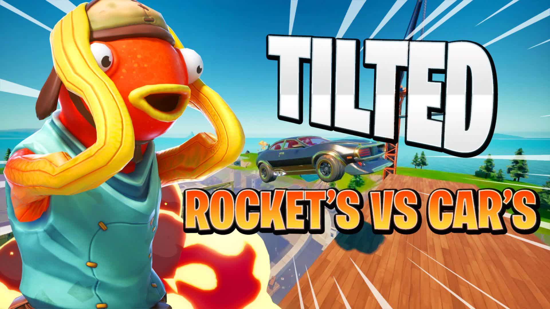 Tilted Rocket's vs Car's [ andi_punisher ] – Fortnite Creative Map Code