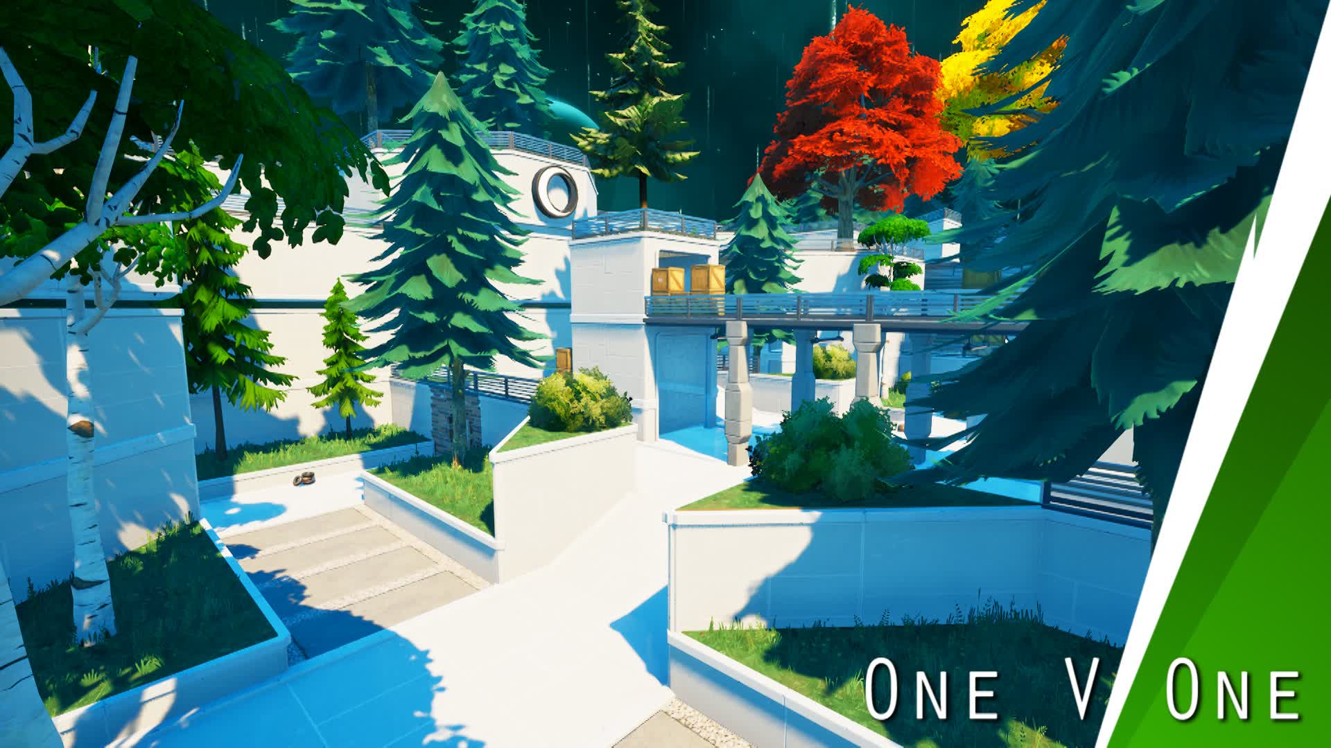 SPEEDY ZERO BUILD 1V1🎯 [ Smurff ] – Fortnite Creative Map Code