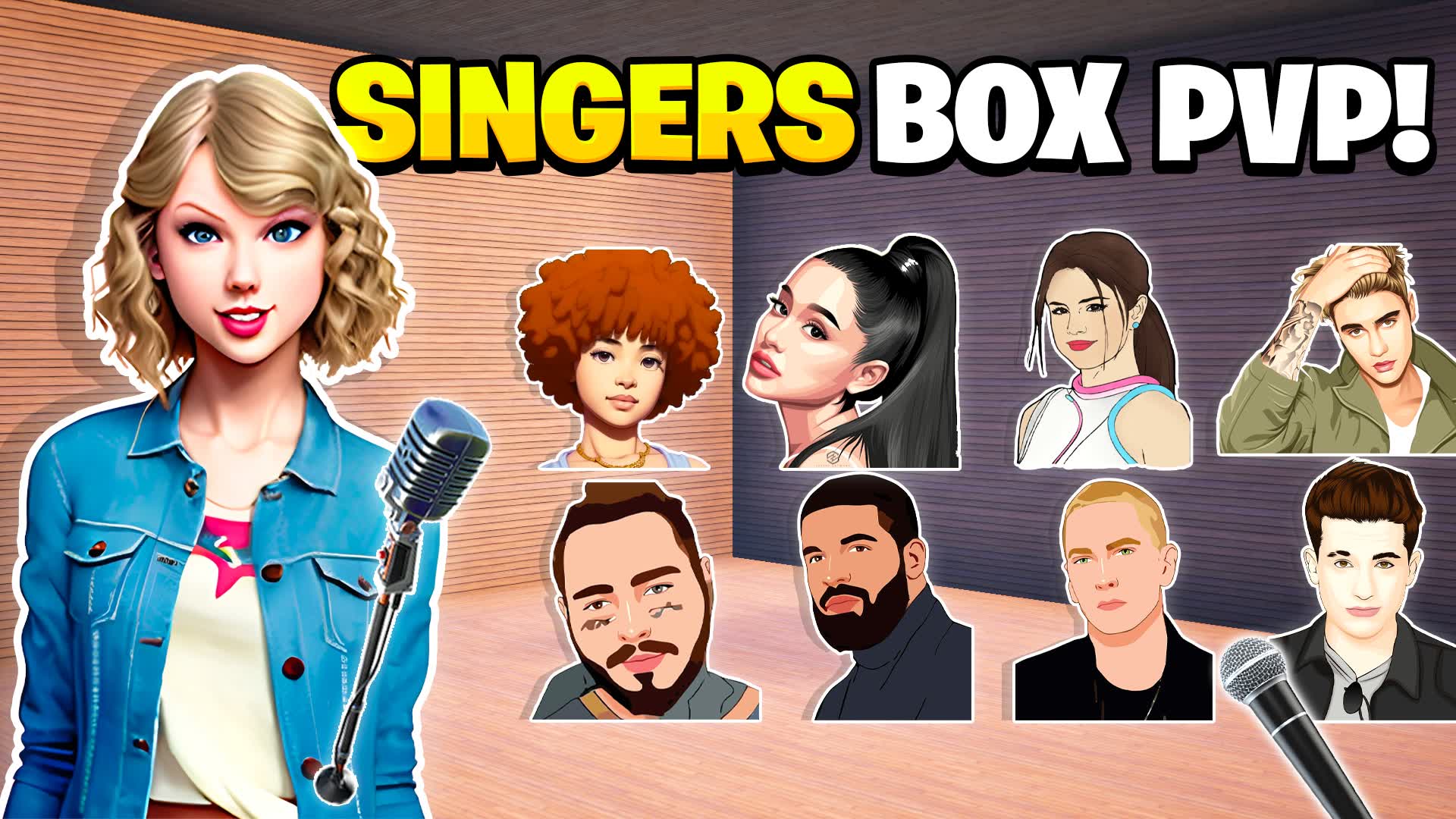 🎤 Singers BOX PVP 🎵 [ nsmash ] – Fortnite Creative Map Code