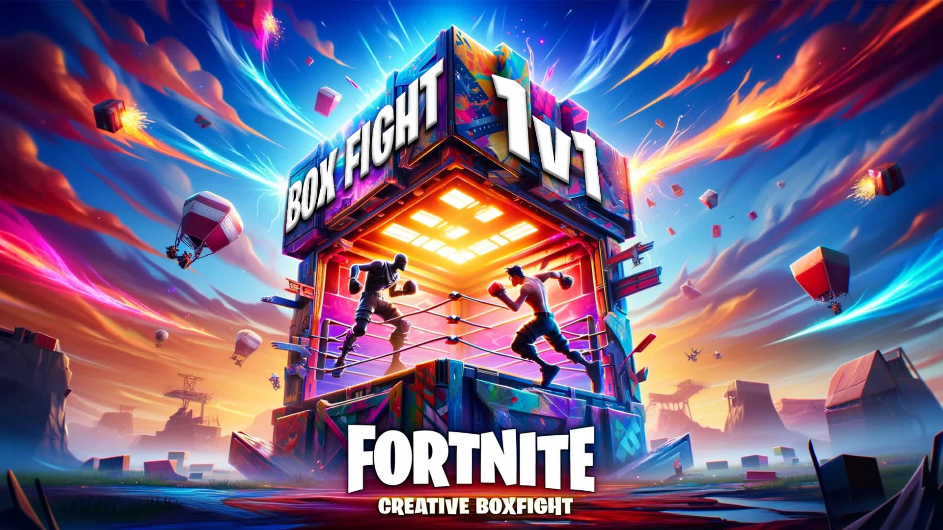 ⭐ FORTNITE BOX FIGHT (1v1) 📦 [ l2boo ] – Fortnite Creative Map Code