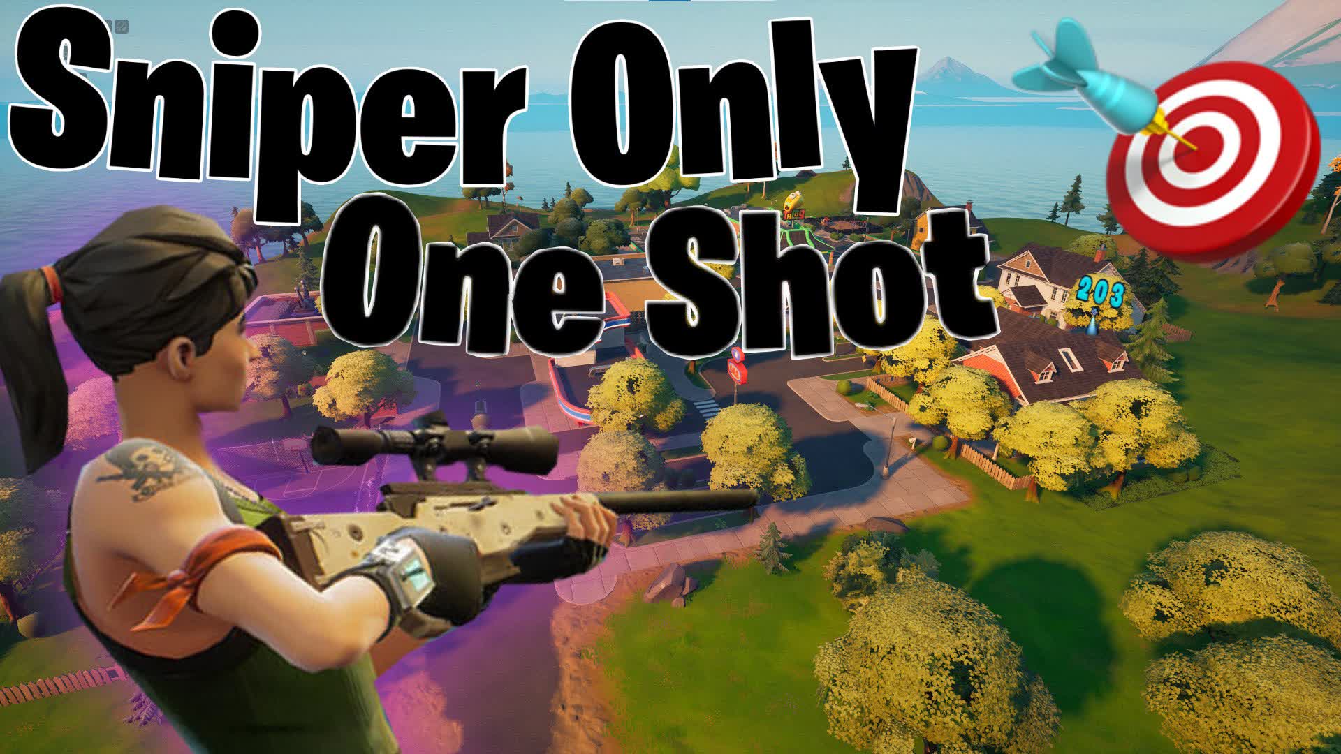 Sniper Only One Shot 🎯 [ mrz0405 ] – Fortnite Creative Map Code
