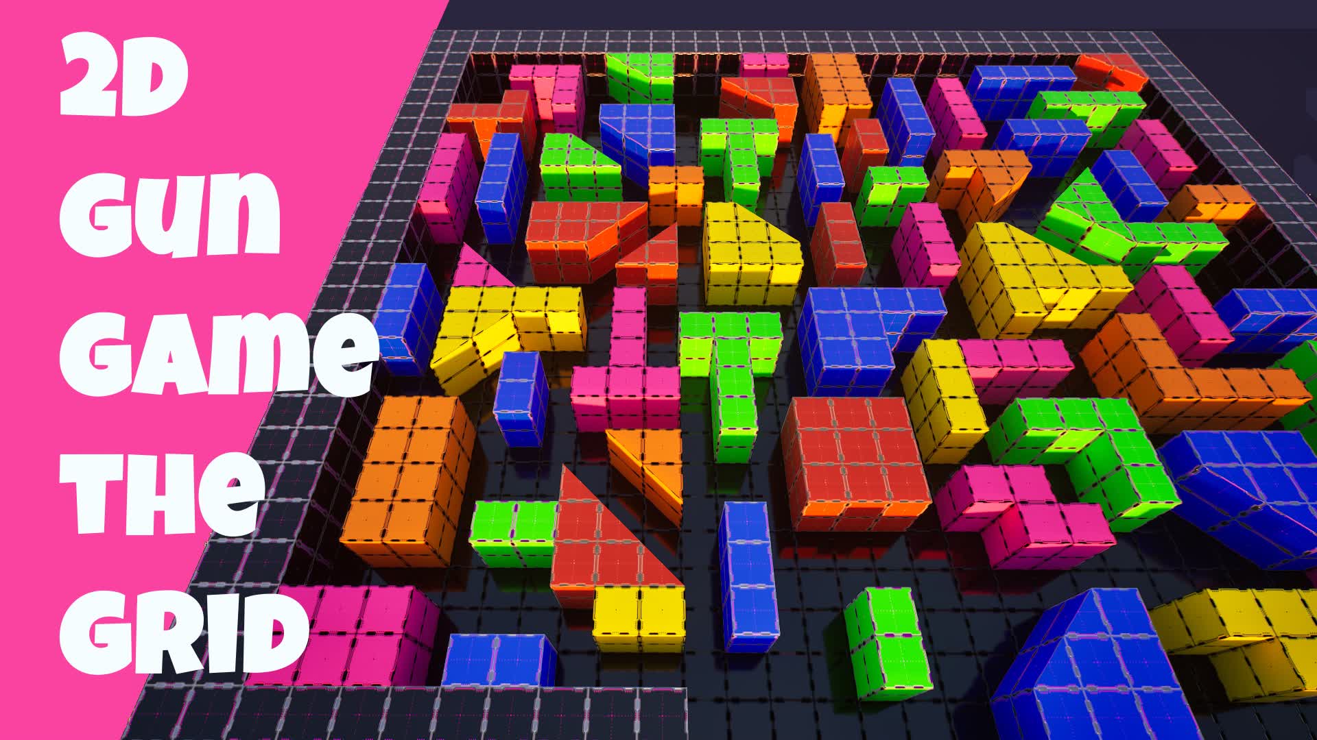 2D GUN GAME THE GRID [ sebasaar ] – Fortnite Creative Map Code