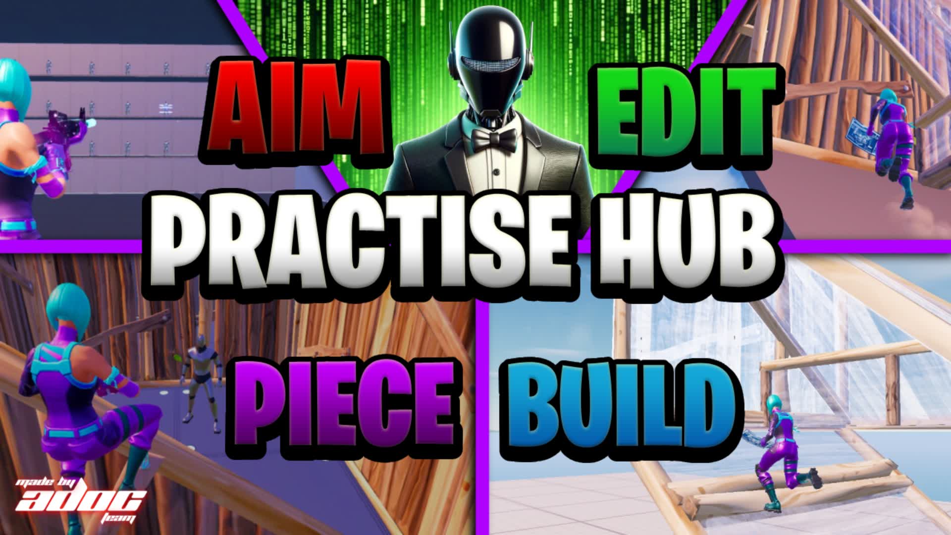 PRACTISE HUB🎯 WITH TUTORIALS🎧 [ tafeltje ] – Fortnite Creative Map Code