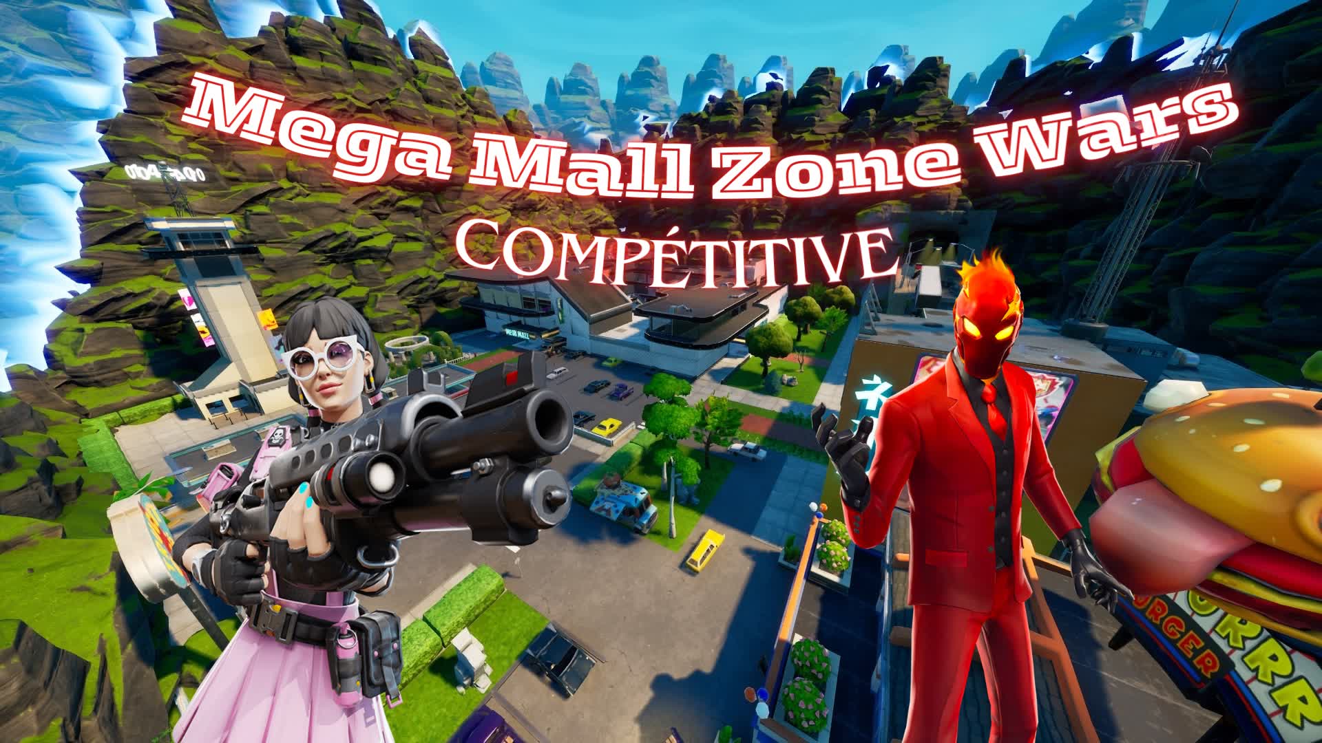 Zone Wars Mega Mall Compétitive [ ramapaca ] – Fortnite Creative Map Code