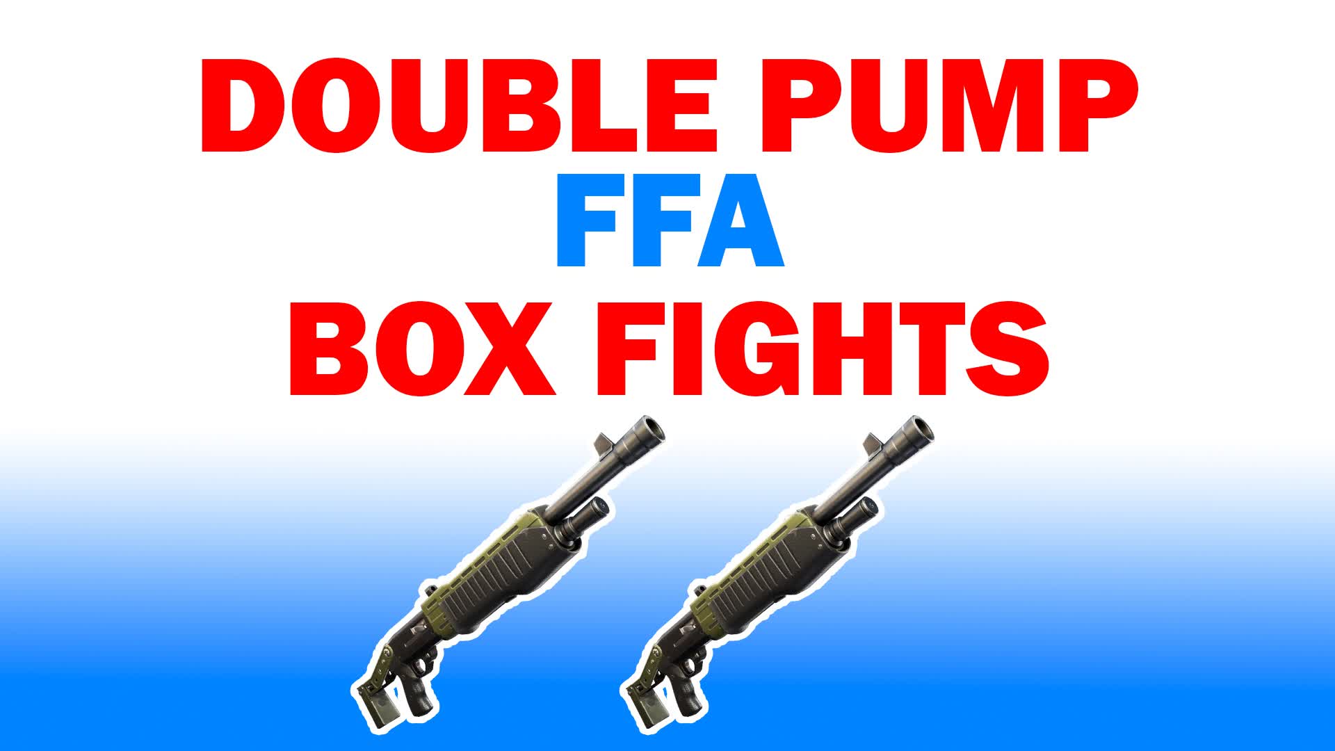 Double Pump Box Fights (FFA) [ ddesio ] – Fortnite Creative Map Code