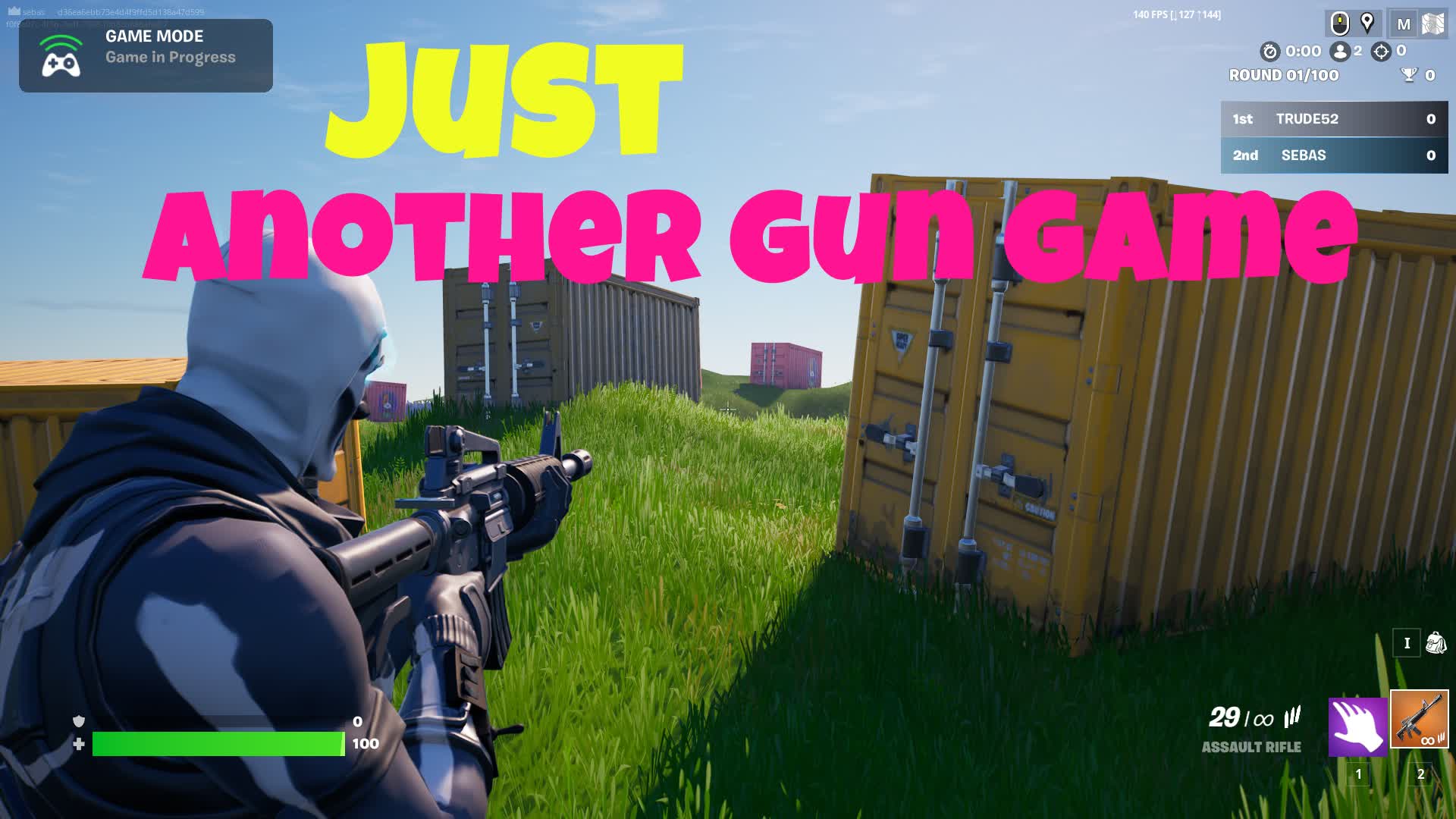 JUST ANOTHER GUN GAME [ sebasaar ] – Fortnite Creative Map Code