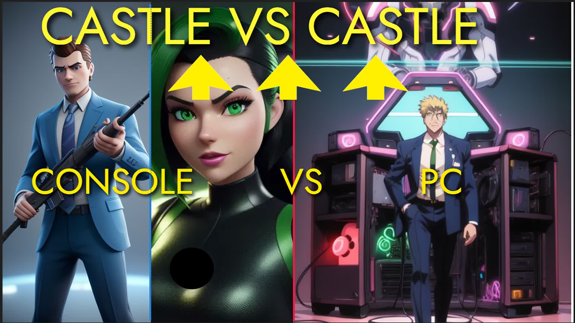 Console VS PC Castle Capture [ ivartun ] – Fortnite Creative Map Code