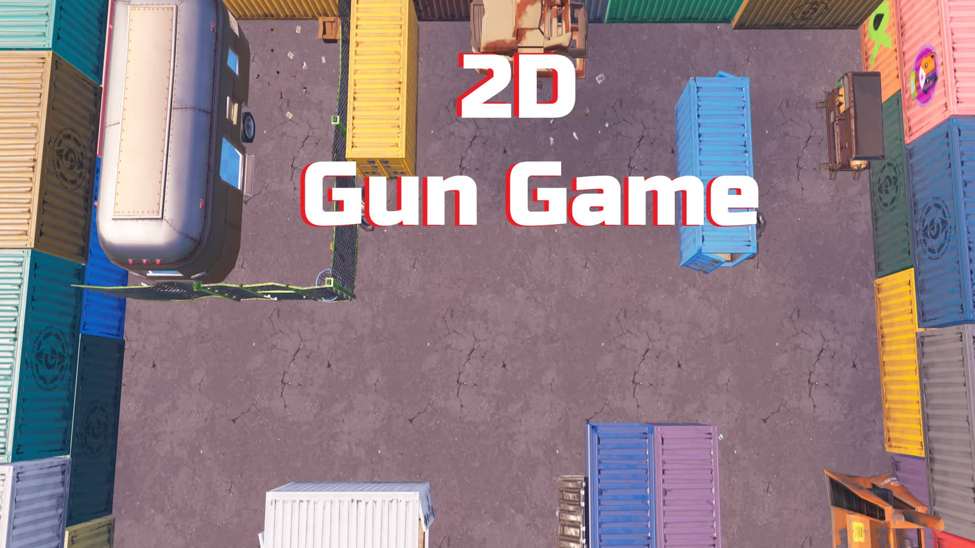 2D Container Gun Game [ pie-007 ] – Fortnite Creative Map Code