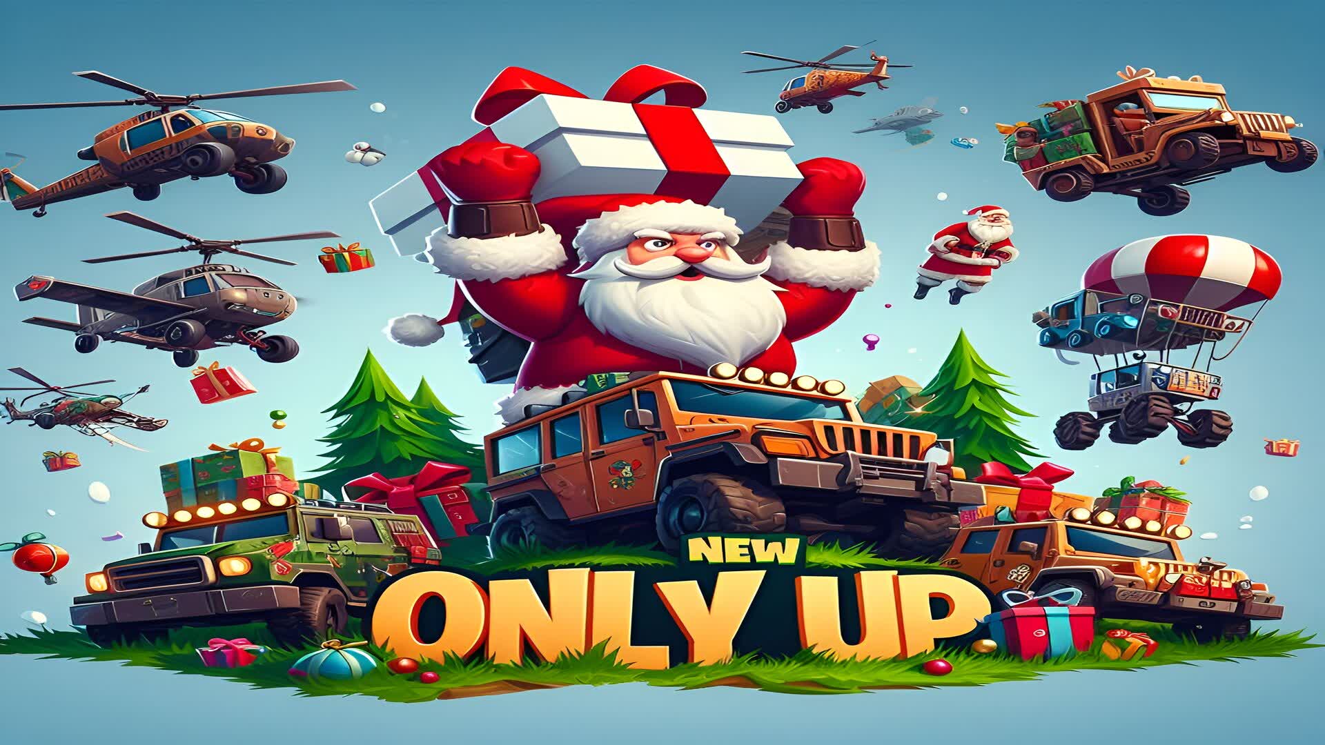 🚁 NEW ONLY UP 🏙️🚗 [ s5m ] – Fortnite Creative Map Code