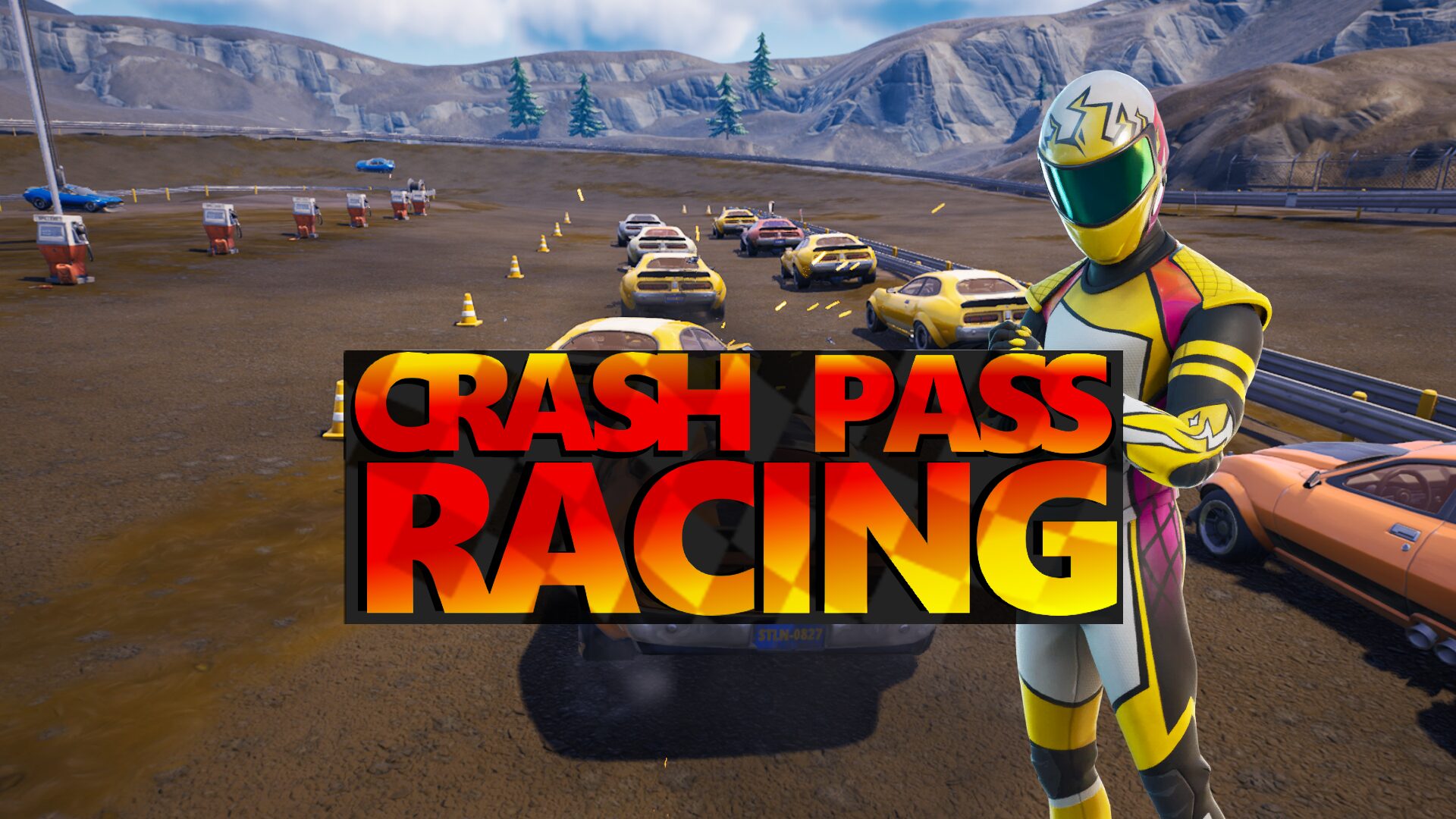 Crash Pass Wrecked Dirt Oval Race Island [ shawk ] – Fortnite Creative ...