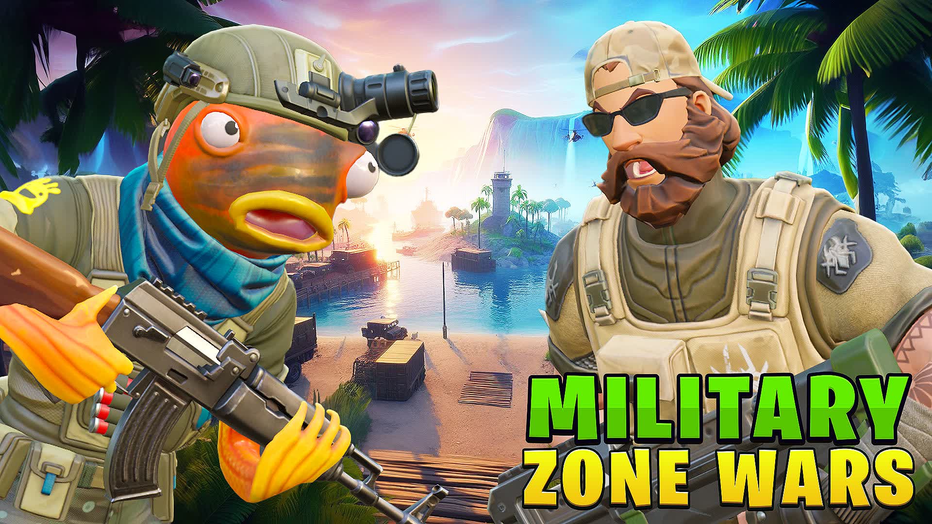 Military Zonewars [ leertaste ] – Fortnite Creative Map Code