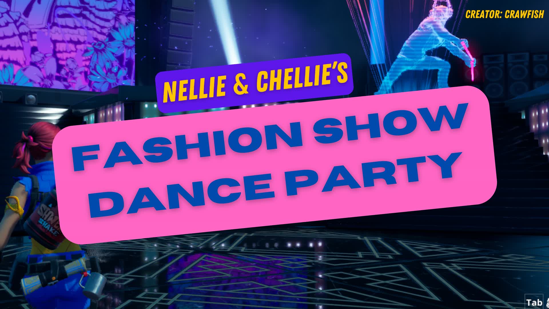 Fashion Show & Dance Party! [ crawfish ] – Fortnite Creative Map Code