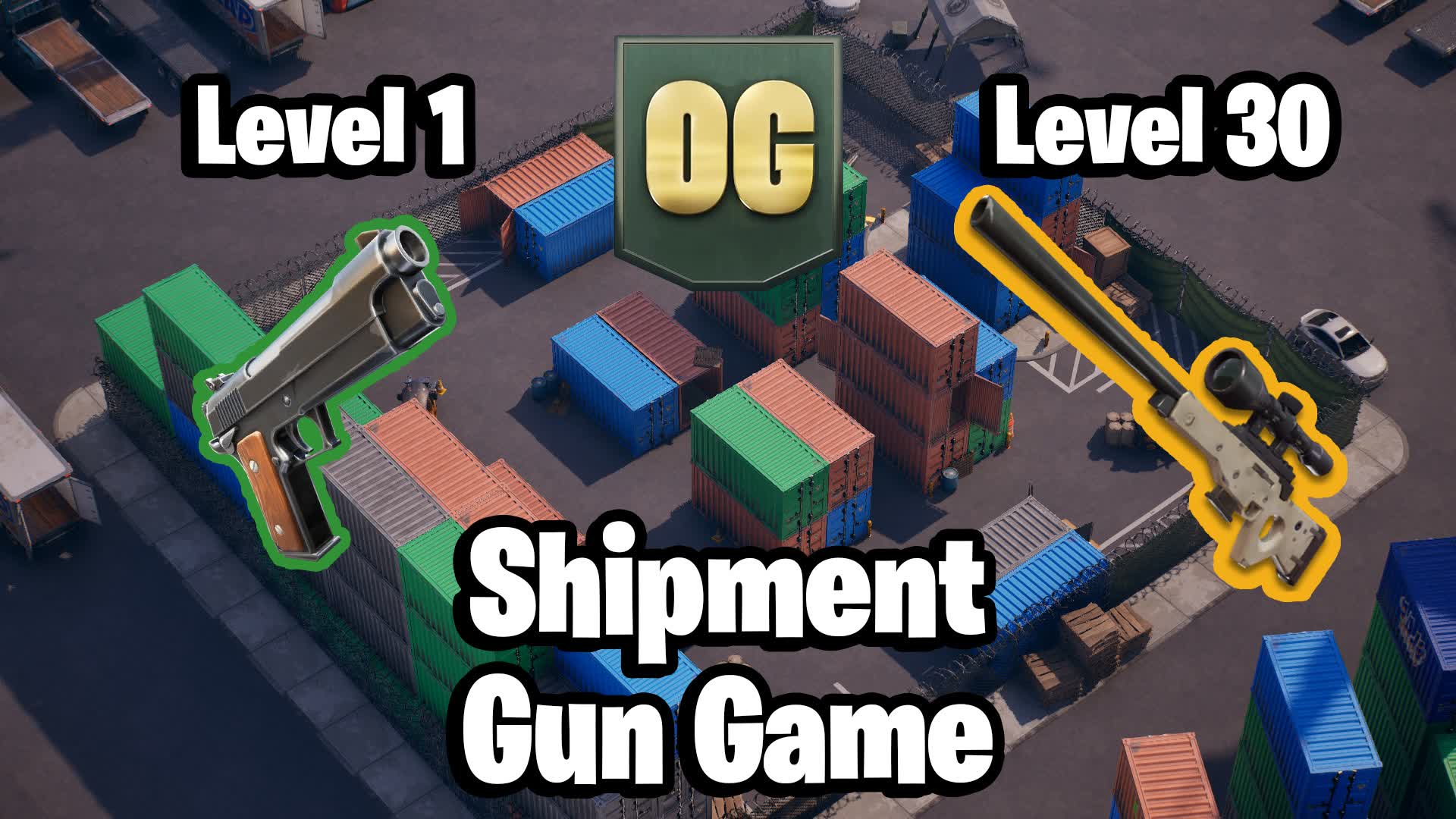 OG Shipment Gun Game [ bju ] – Fortnite Creative Map Code