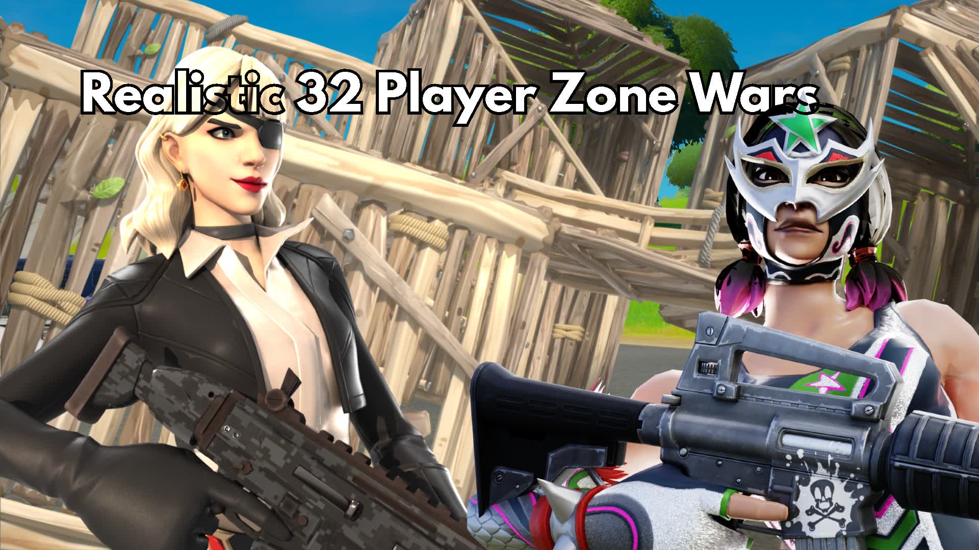 Realisitc 32 Player Zone Wars [ 0fps ] – Fortnite Creative Map Code