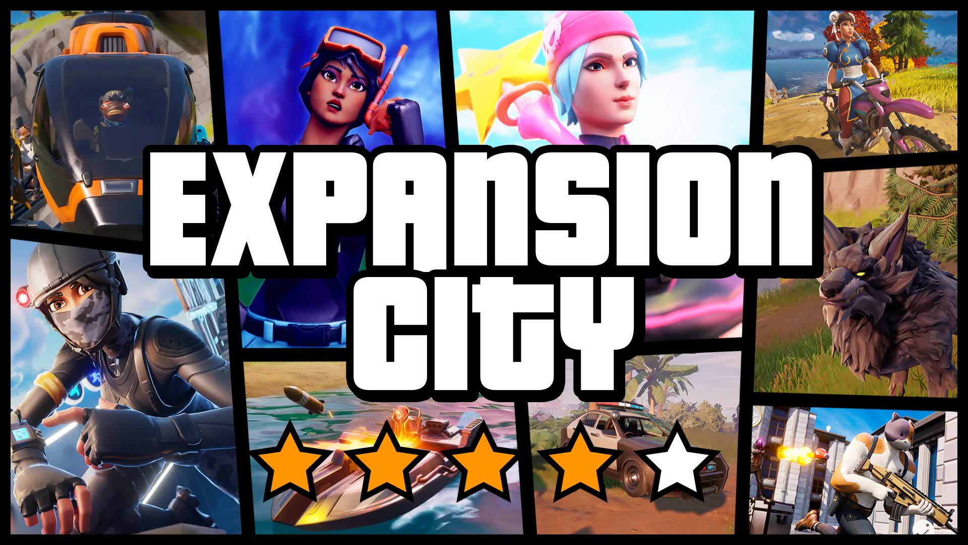 Expansion City [ redcoralcreative ] – Fortnite Creative Map Code