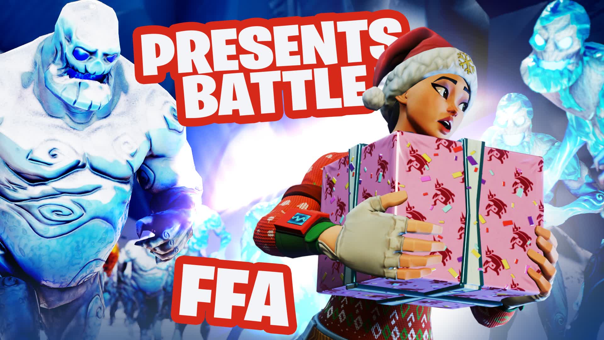 PRESENTS BATTLE 🎁 | FFA💥PVPVE [ bad_doggs ] – Fortnite Creative Map Code