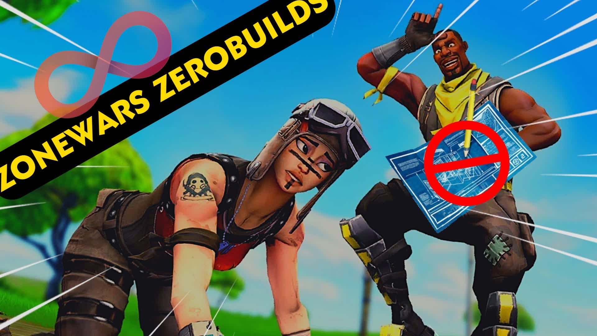🌀 INFINITE ZERO BUILD ZONE WARS 🌀 [ krilin ] – Fortnite Creative Map Code
