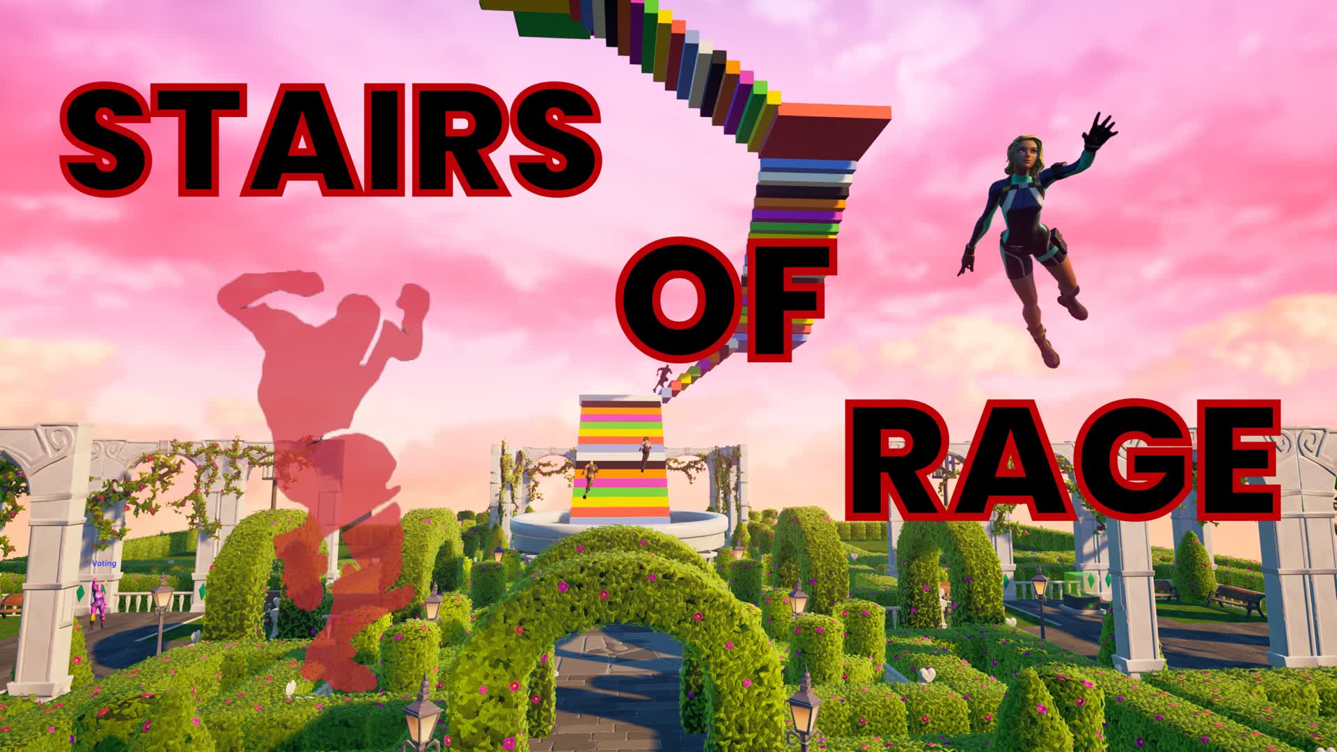 Stairs of Rage [ moneymidas ] – Fortnite Creative Map Code