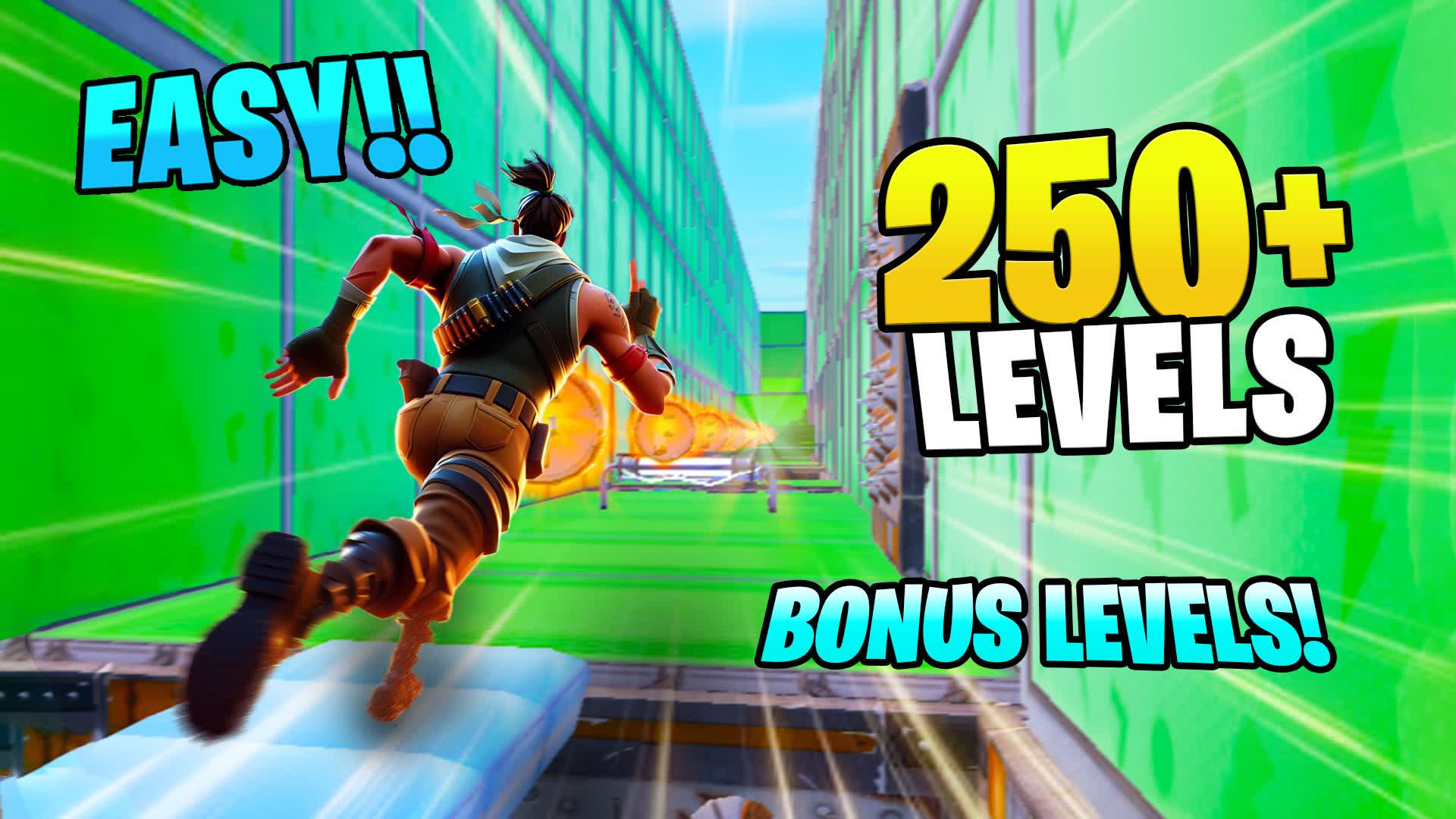 ⭐250+ LEVEL DEATHRUN ⭐ [ 4fn ] – Fortnite Creative Map Code