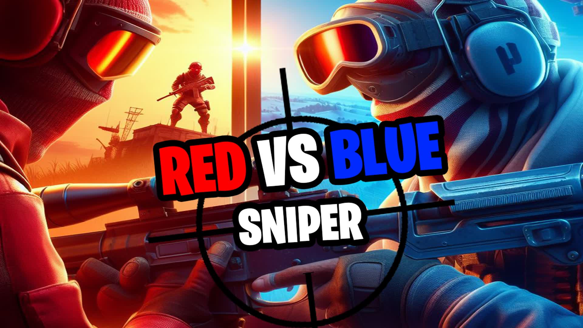 🎯Red VS Blue Sniper [ janggf0 ] – Fortnite Creative Map Code