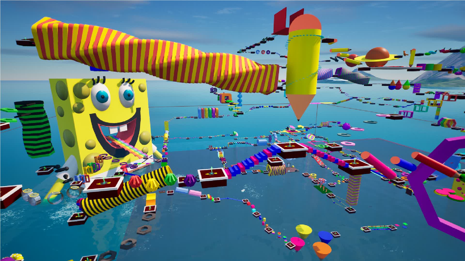 300 LEVEL OBBY PARKOUR🌈 [ f0kus ] – Fortnite Creative Map Code