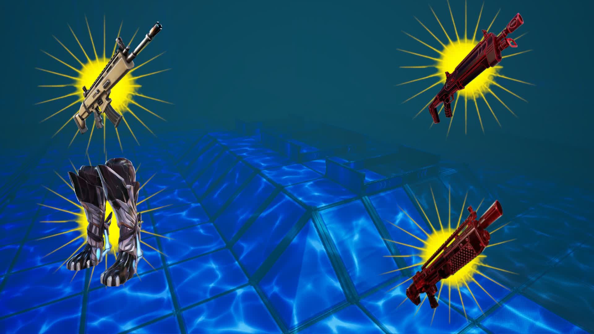 Red VS Blue - Under water🌊 [ sandukul ] – Fortnite Creative Map Code