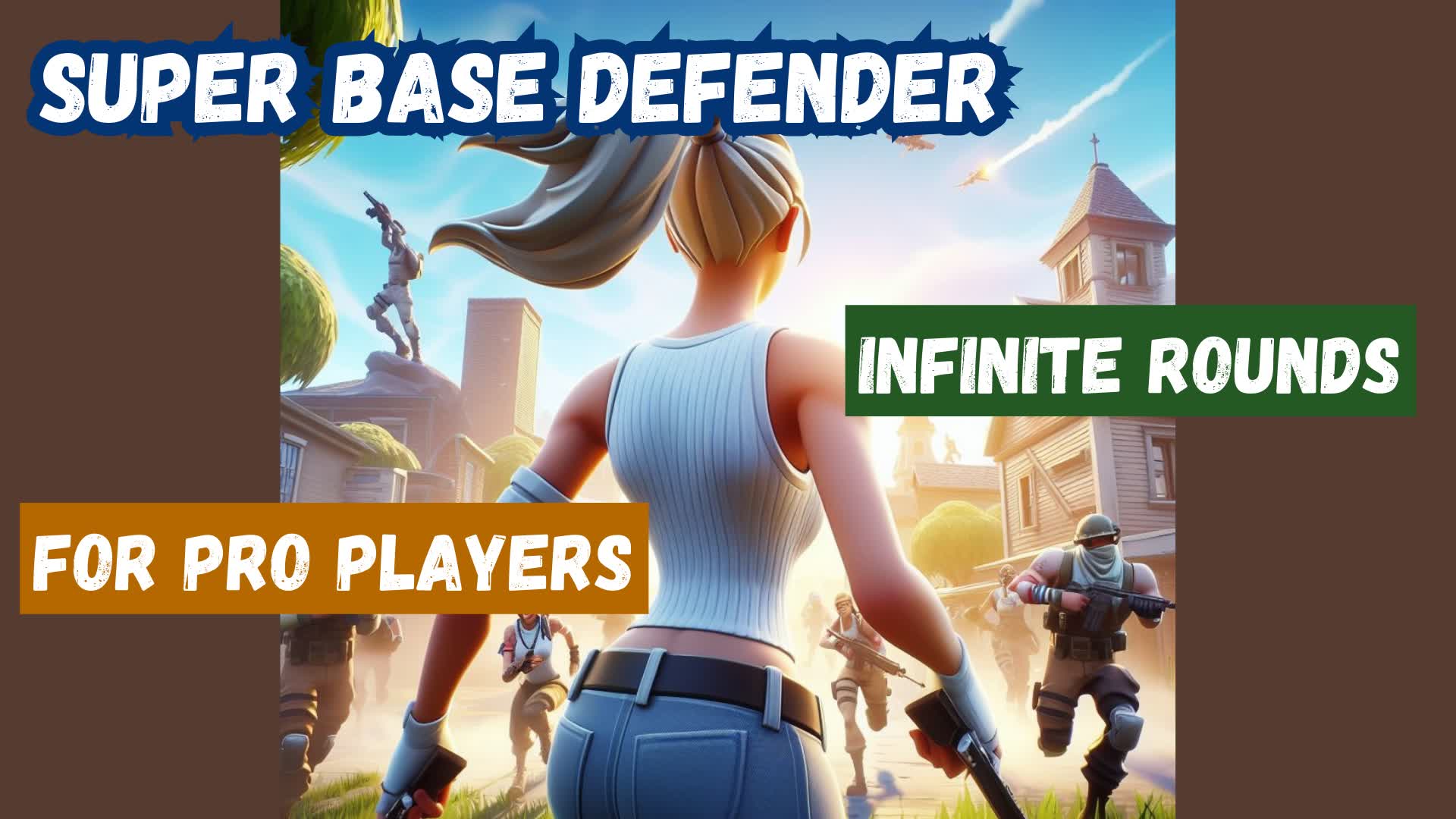 Infinite Defense Base SUPER PRO [ armagevic ] – Fortnite Creative Map Code