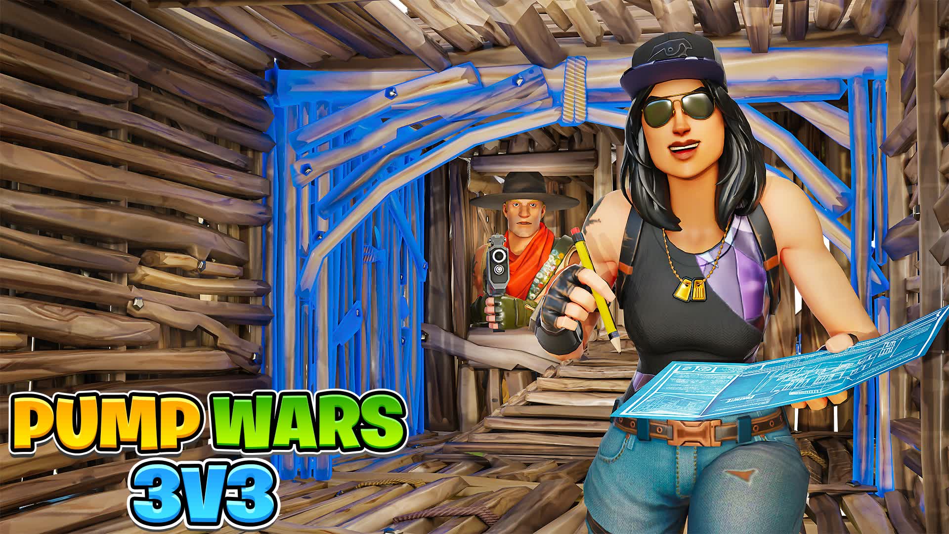PUMP WARS 3v3 [ za4_zg ] – Fortnite Creative Map Code