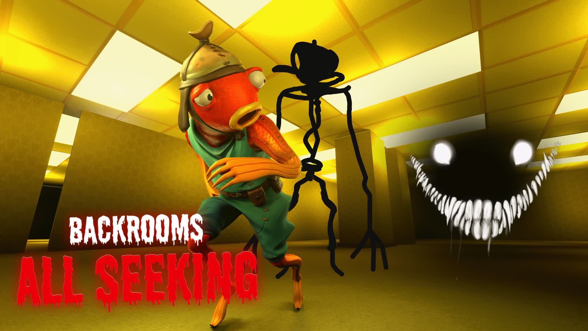 [HORROR] BACKROOMS: ALL SEEING [ jonesyfn ] – Fortnite Creative Map Code
