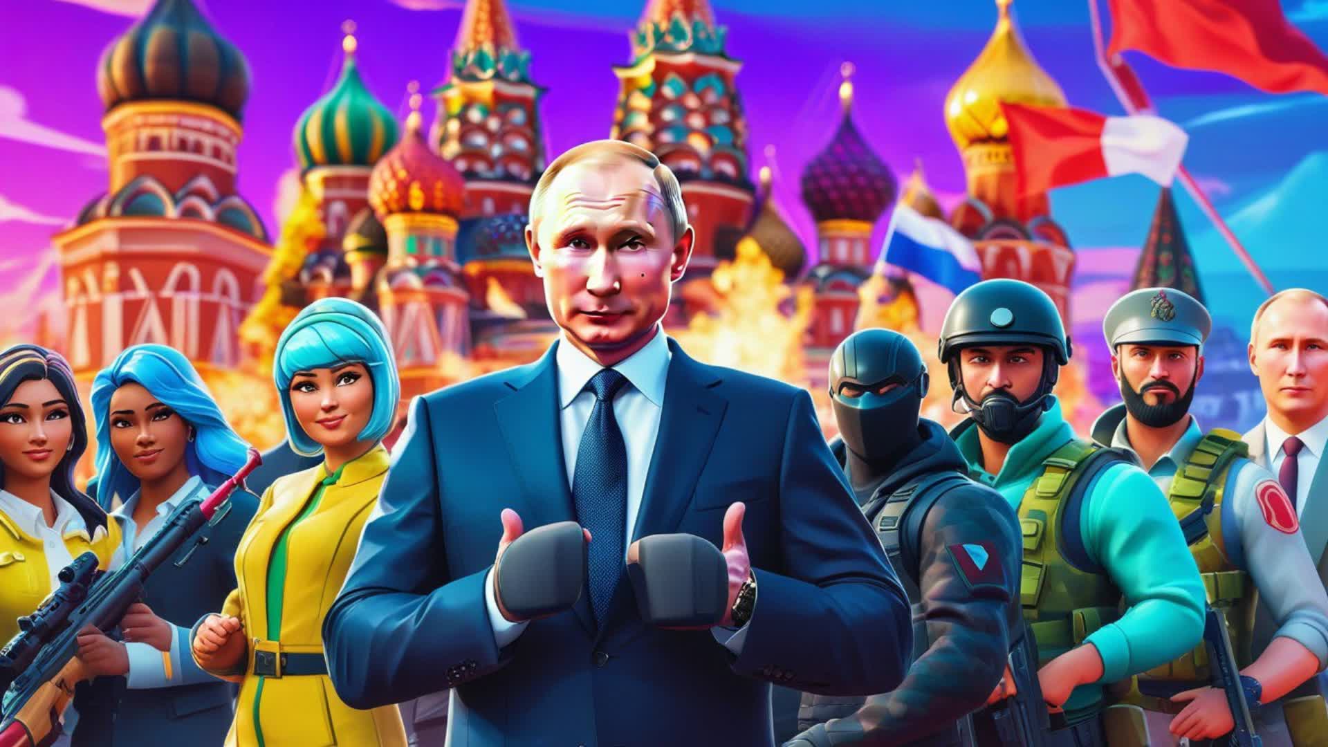 🇷🇺Putin 1v1🇷🇺 [ mfmap ] – Fortnite Creative Map Code