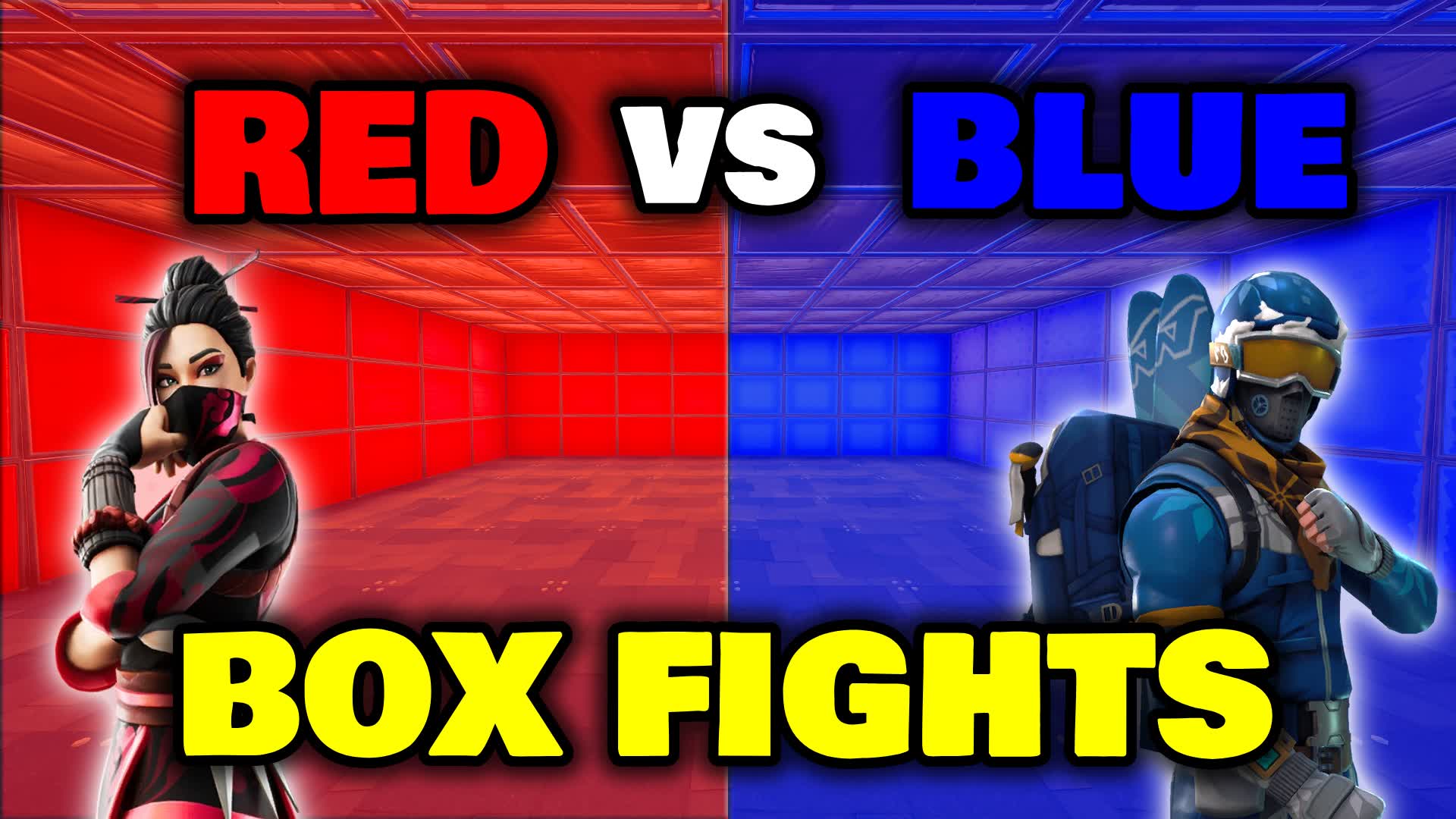 RED VS. BLUE - BOX FIGHTS [ fxres ] – Fortnite Creative Map Code