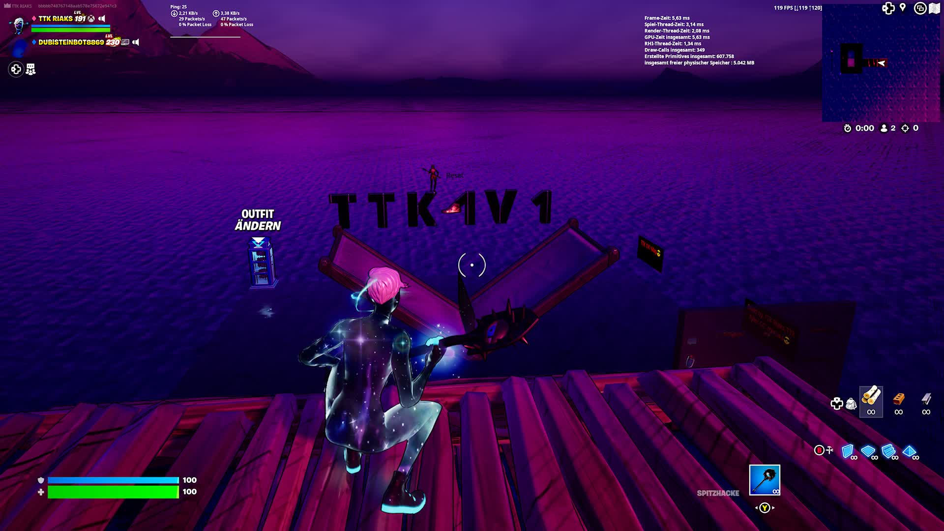 1v1 ttk clan [ ttkriaks ] – Fortnite Creative Map Code