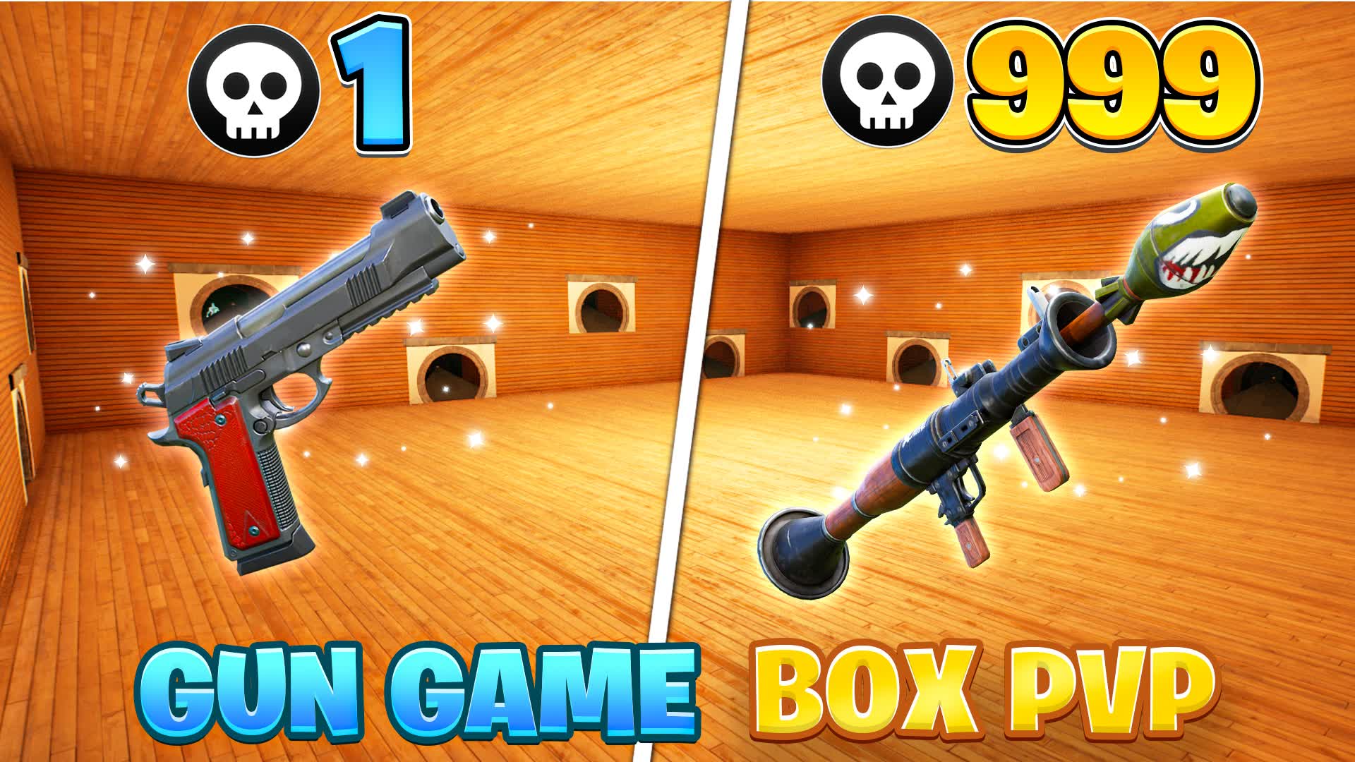 GUN GAME BOX PVP [ novalstudios ] – Fortnite Creative Map Code