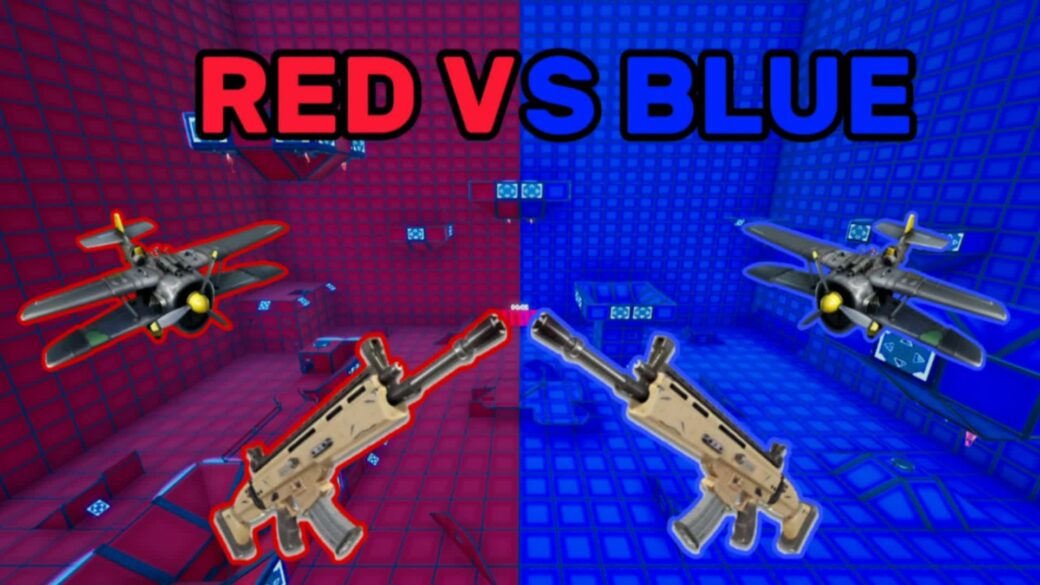 ROYAL RED VS BLUE 🔴🔵 [ scopes ] – Fortnite Creative Map Code