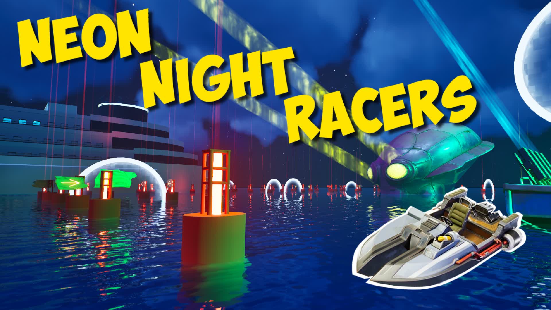 Neon Night Racers [ shabang ] – Fortnite Creative Map Code