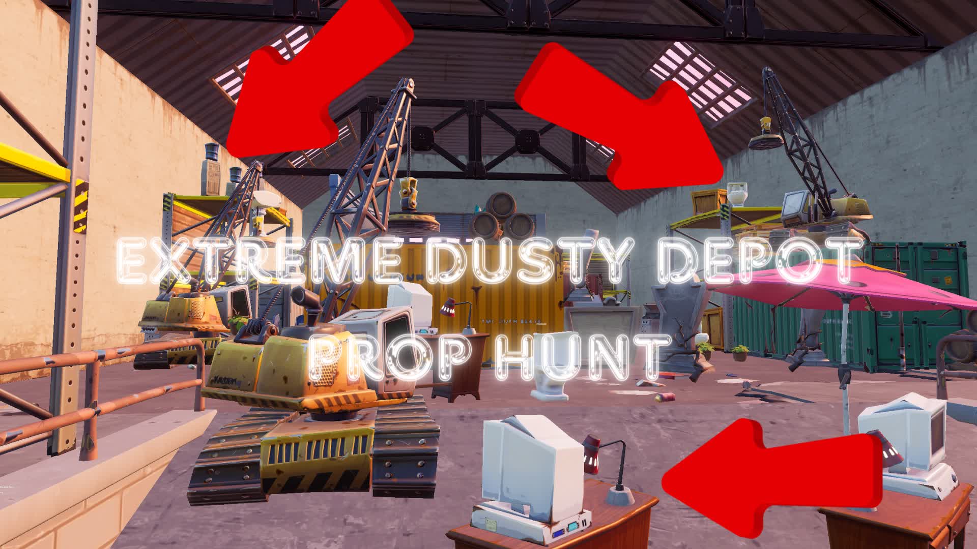 Dusty Depot Prop Hunt [ d-lae ] – Fortnite Creative Map Code