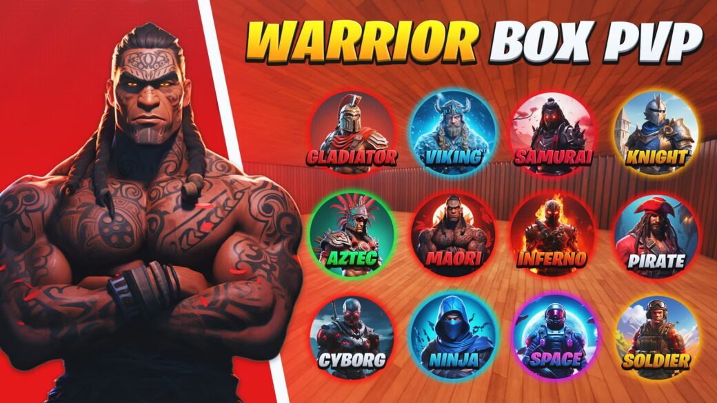 🗡️WARRIOR BOX PVP📦 [ novahtv ] – Fortnite Creative Map Code